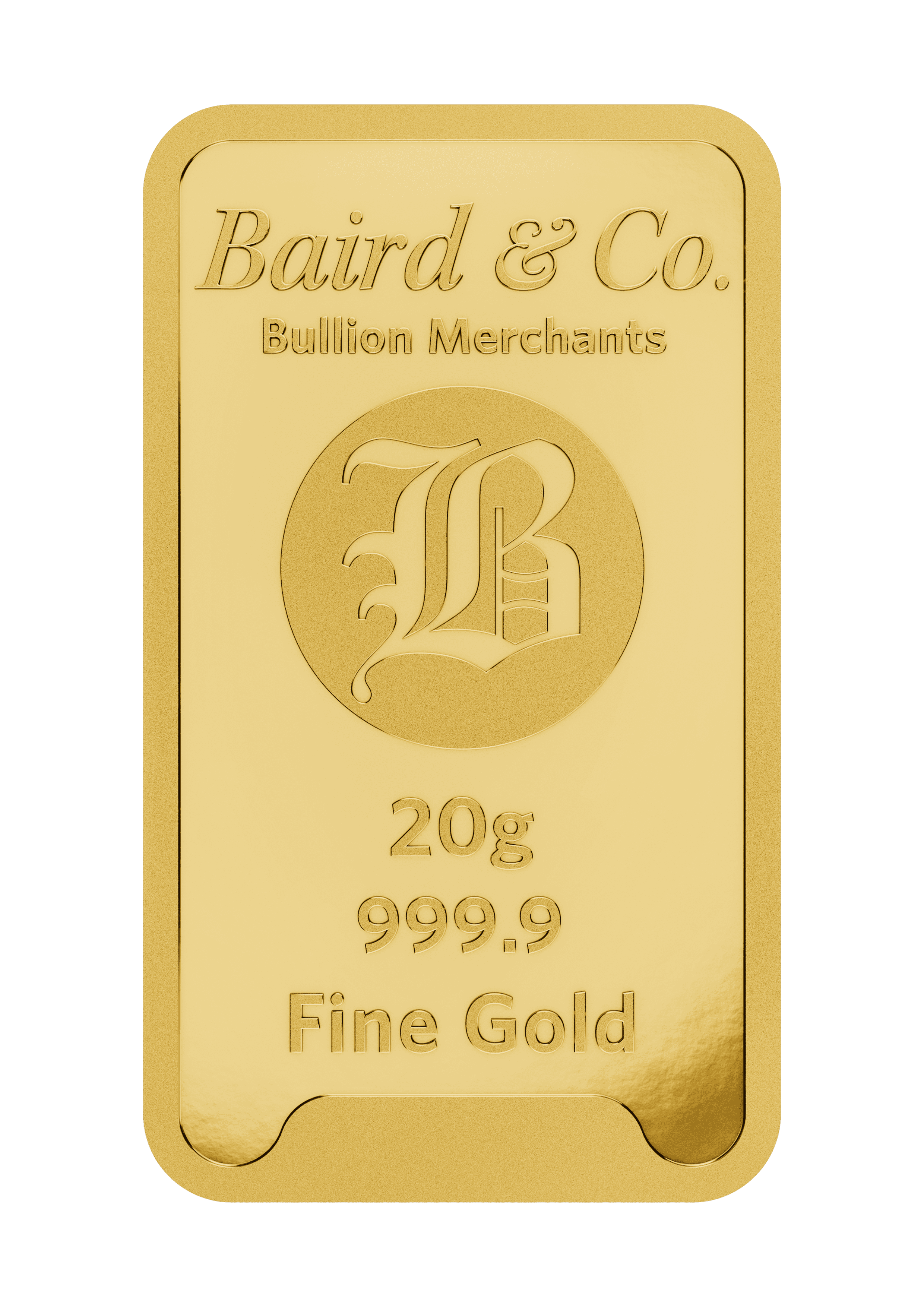 20g Gold Bar Minted 9999