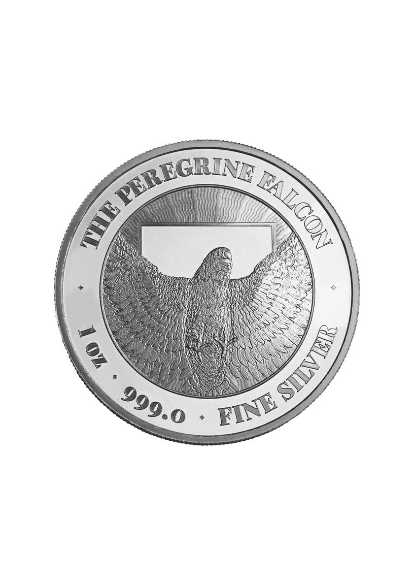 1oz Silver Round Falcon 999