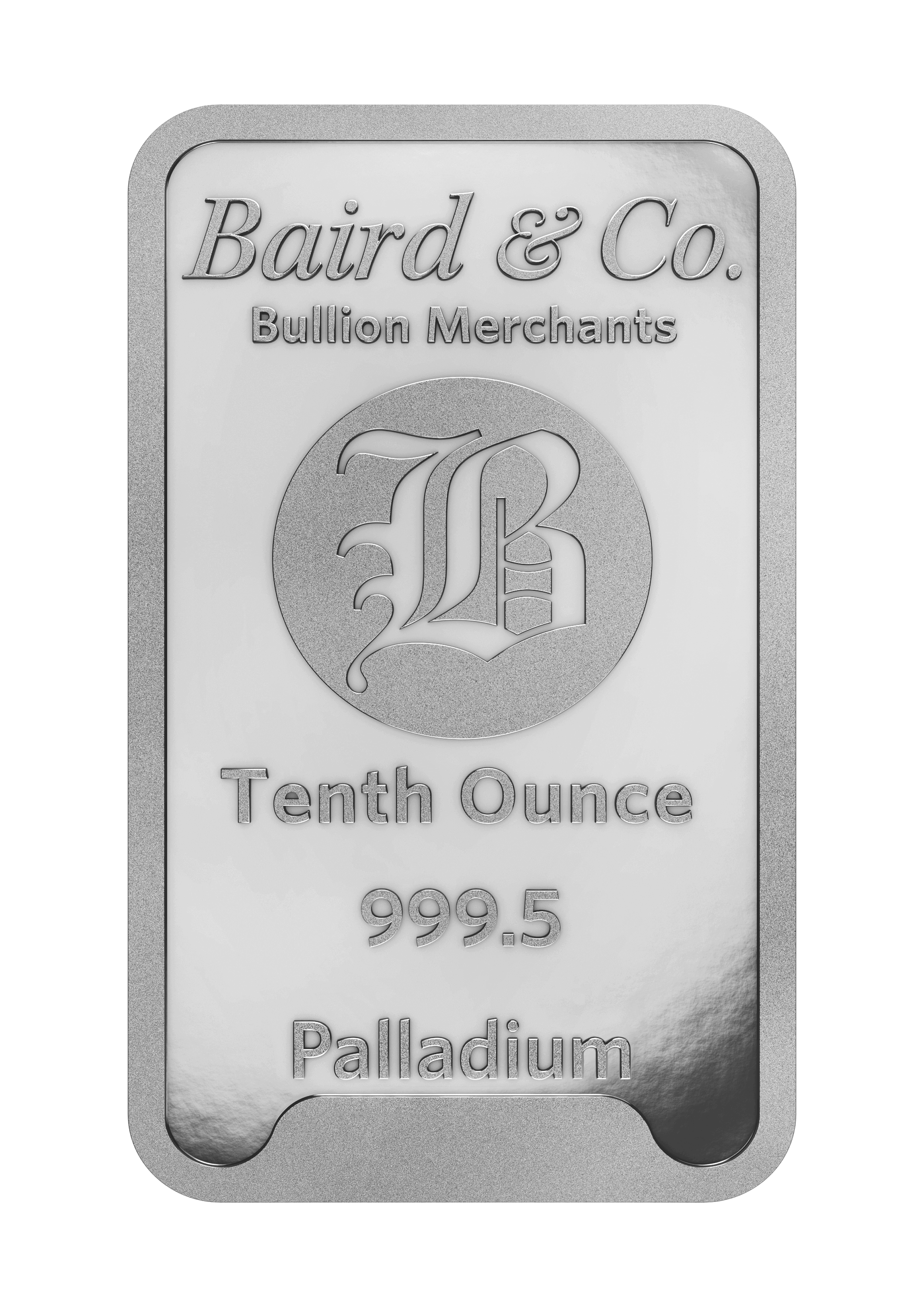 1/10oz Palladium Bar Minted 9995